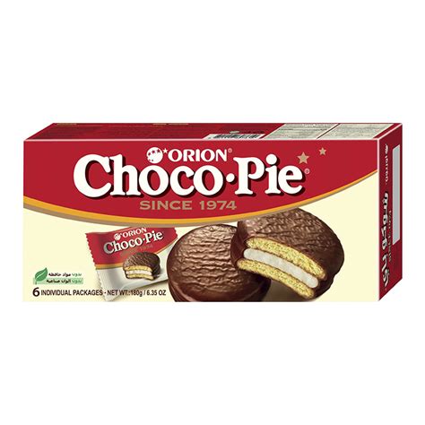 Orion Choco Pie 6×30g Buy Biscuits And Cookies Online At Panda Ksa