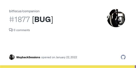 BUG Issue Bitfocus Companion GitHub