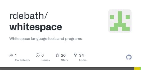 Github Rdebathwhitespace Whitespace Language Tools And Programs