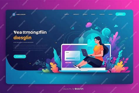 Premium Photo Creative Website Template Design Vector Illustration