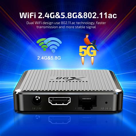 X98q Amlogic S905w2 Quad Core 4k Dual Wifi Tv Box X96mini Tv Box