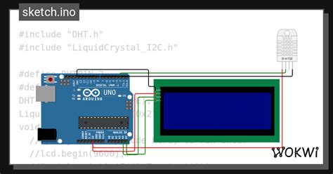 Sensor Dht Ino Wokwi ESP32 STM32 Arduino Simulator