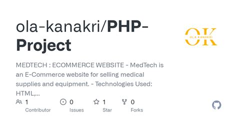 GitHub Ola Kanakri PHP Project