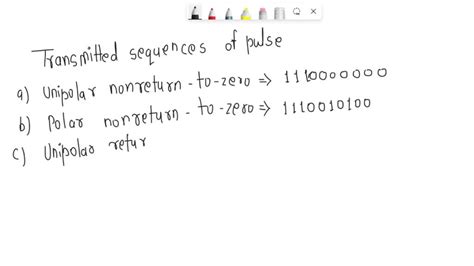 SOLVED Problem Show With The Help Of Timing Diagrams How The Binary Data Will Be