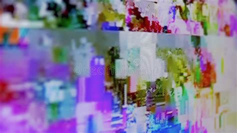 glitch color digital pixel interference screen distortion no signal