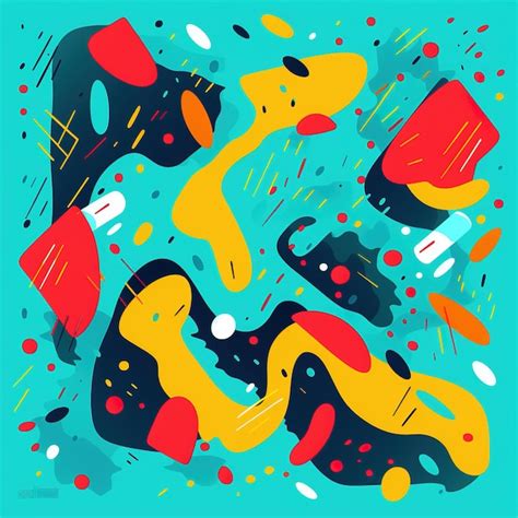 Premium Ai Image Chromatic Fusion Expressive Colorful Abstraction Colorverse Odyssey Abstract