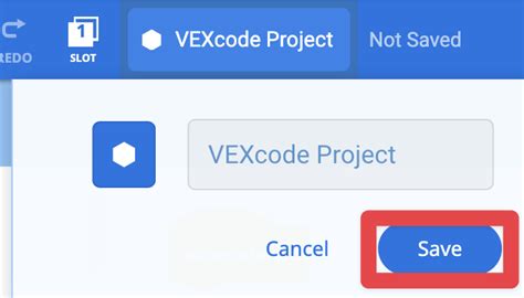 Saving A Vexcode Exp Blocks Projects On Mac Vex Library