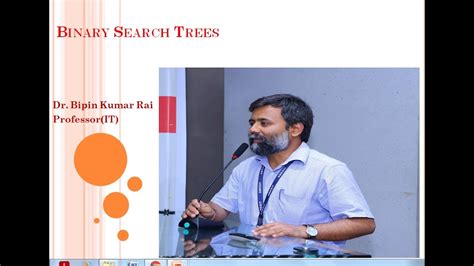 Data Structure Lecture Binary Search Tree Introduction YouTube