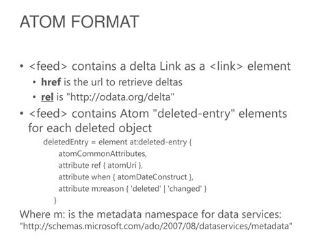 PPT Odata Deltas PowerPoint Presentation Free Download ID