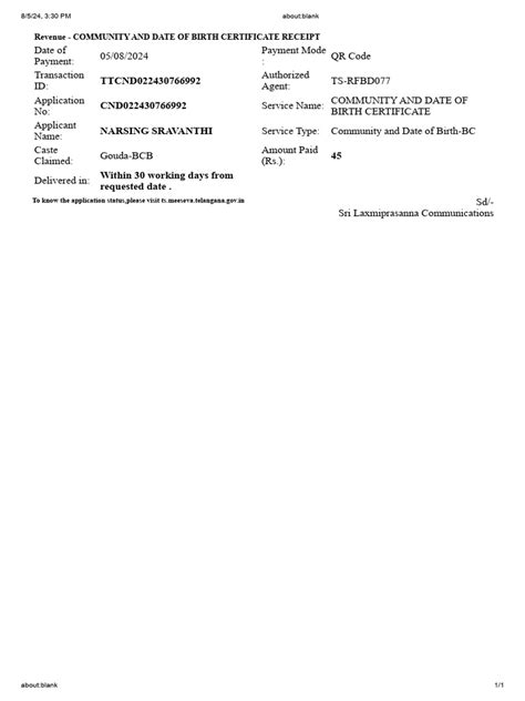 Narsing Sravanthi Cst Pdf