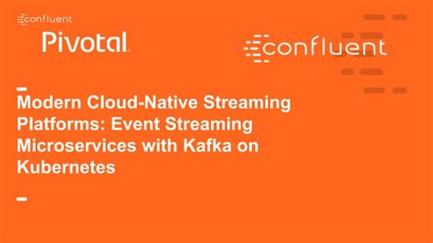 Modern Cloud Native Streaming Platforms Event Streaming Microservices