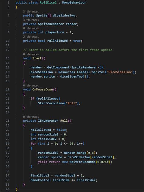 Need A Little Help Making The Characters Move After A Dice Roll Runity2d