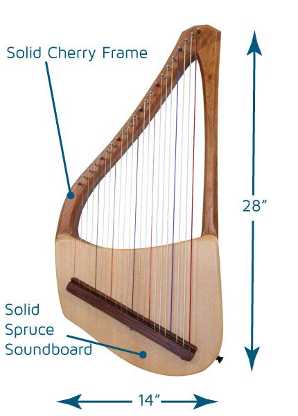 22 String Diatonic Lyre