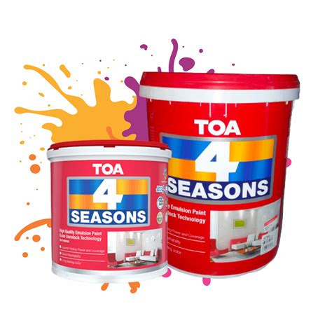 Cat Tembok TOA Seasons Interior Base A Kg Kg Matt Toko Bangunan Terbesar Dan Terlengkap
