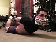 Sean Hogtied Struggling Thisvid Com