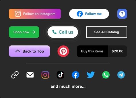Widget De Botón ¡incorpora Botones Cautivadores A Su Sitio Web
