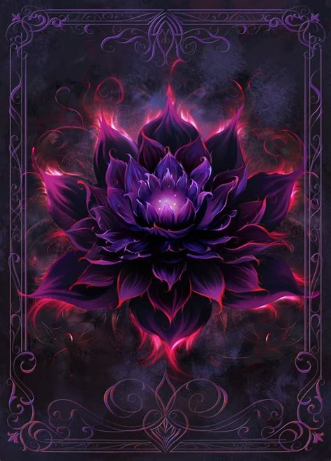 Mtg Card Sleeves 100ct Crimson Black Lotus Matte Art Card Sleeves