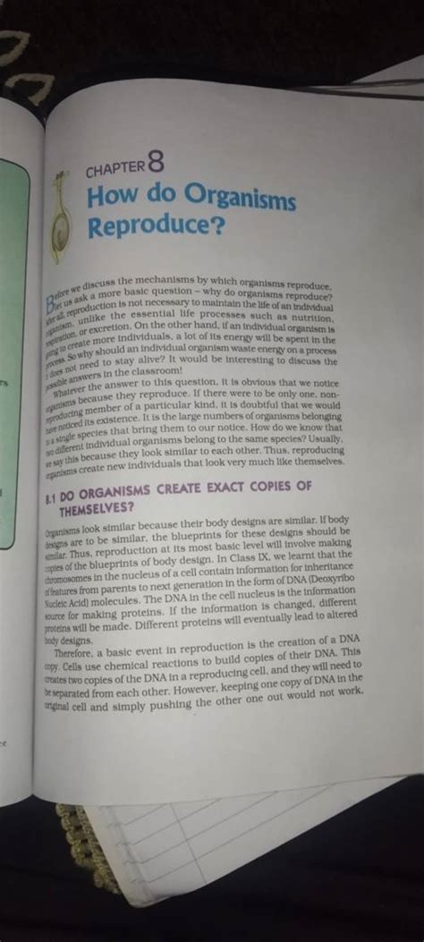 Chapter 8how Do Organisms Reproducebid Us Ask A More Basic Question