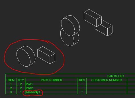 Solved Show Other Layers In The Parts List For Only 1 Subassembly Autodesk Community