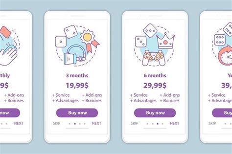 Games Subscription Mobile App Screen