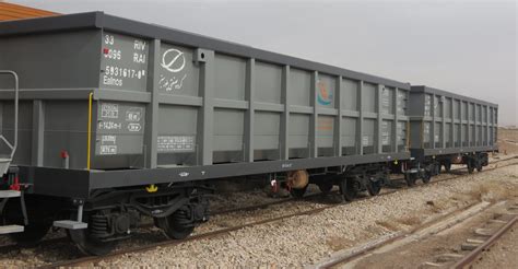 پروژه طراحی و تولید تعداد 10 دستگاه واگن باری لبه بلند شرکت حمل و نقل