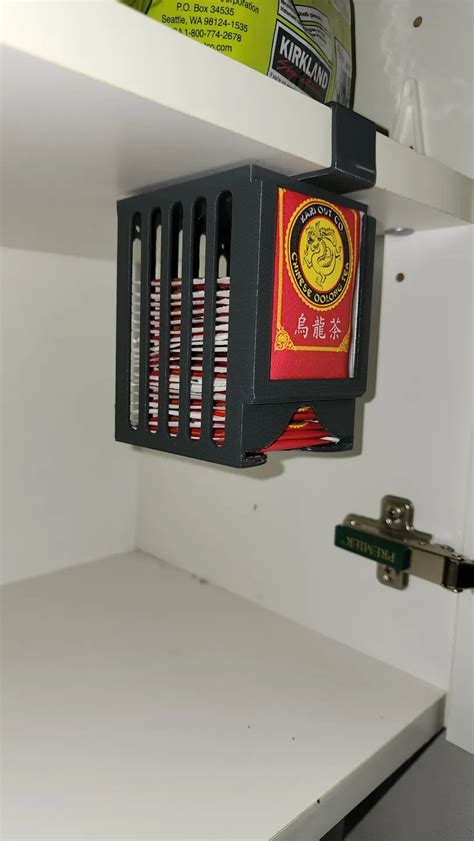 Parametrized Tea Bag Holder Wallunder Shelf Mount By Depep1