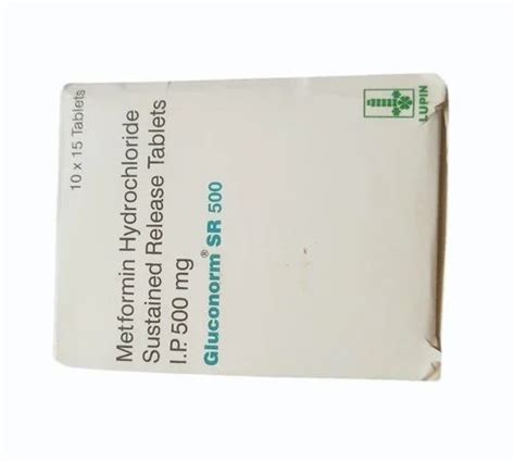Gluconorm Sr 500mg Tablet As Directed By The Physician At Rs 27stripe