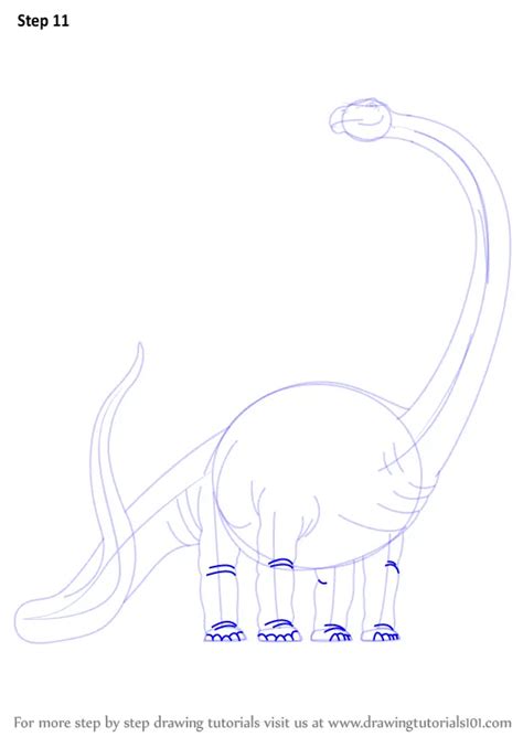 Step By Step How To Draw A Dinosaur DrawingTutorials