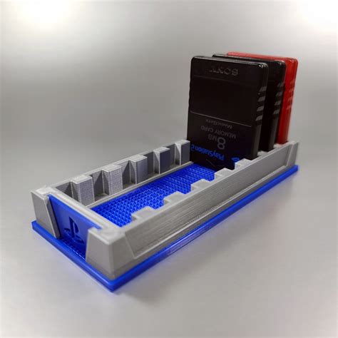 Custom PS PS Memory Card Holder Organizer Storage D Printed Etsy