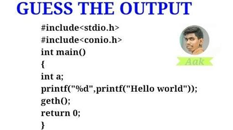C Programming Guess The Output Correct The Spelling It Is Getch Programming456