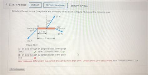 Calculate The Net Torque Magnitude And Direction On The Beam The Best Picture Of Beam