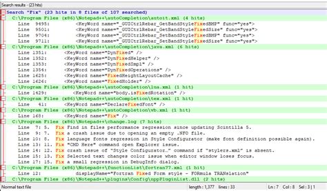 Search Results Window Doesnt Highlight The Lines Collapse Doesnt Work · Issue 11935