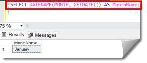 How To Get Month Name From Date In SQL Server DatabaseFAQs