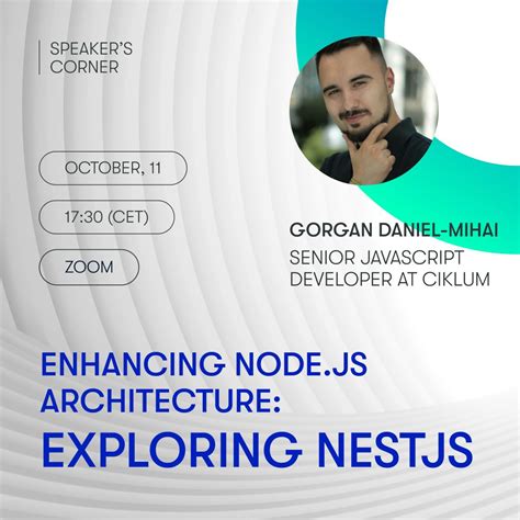 Ciklum On Linkedin Speakers Corner Nodejs Enhancing Nodejs