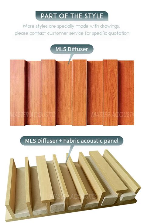 Acoustic Diffuser Panels Mls Acoustic Diffuser Master Acoustic