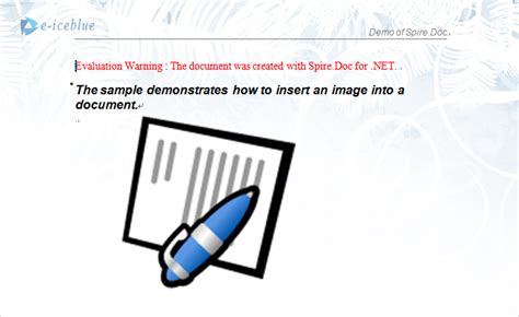 Insert Image At Specified Location In C VB NET
