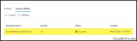 Import Admx Templates Into Intune