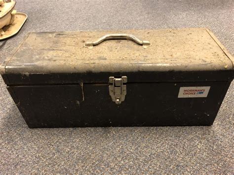 Toolbox With Reloadingcleaning Supplies Aumann Auctions Inc