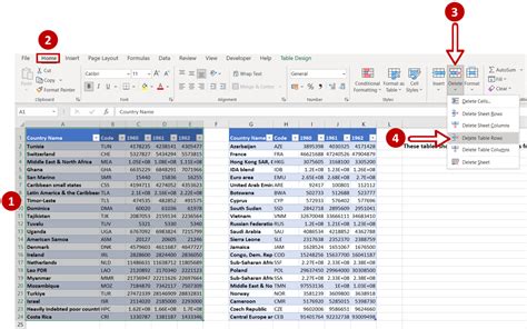 How To Delete Tables In Excel Spreadcheaters