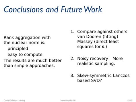 Rank Aggregation Via Skew Symmetric Matrix Completion Ppt