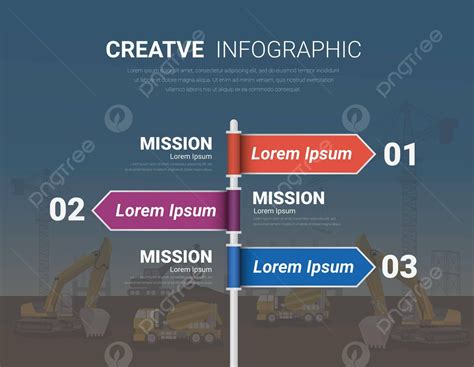 Construction Site Workflow Template With Buildings And Equipment Vector