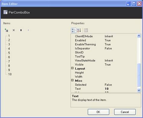 Quick Start Create A Simple ComboBox UI Control For ASP NET AJAX C VB NET
