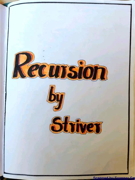 recursion pdf