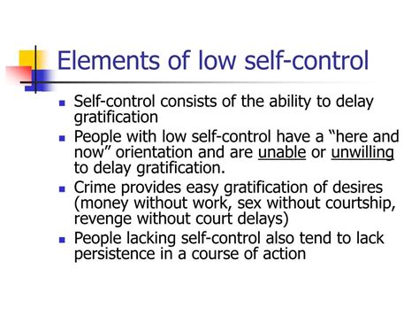 Ppt Self Control Theory Powerpoint Presentation Free Download Id357971