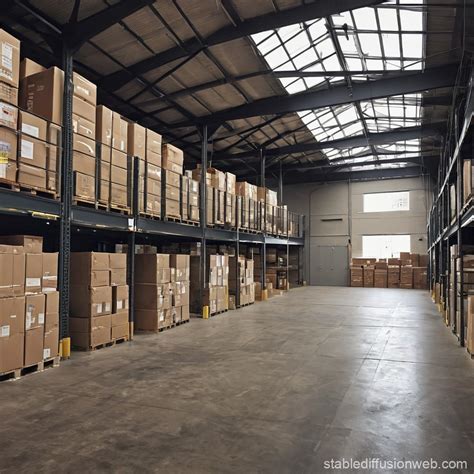 Warehouse Layout Stable Diffusion Online