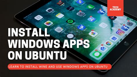 how to run windows applications on ubuntu 22 04 using wine