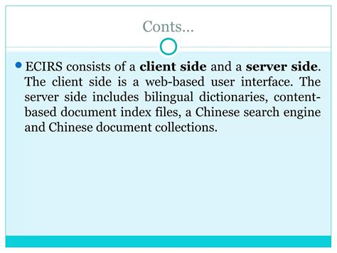 Cross Language Information Retrieval Clirslide Ppt