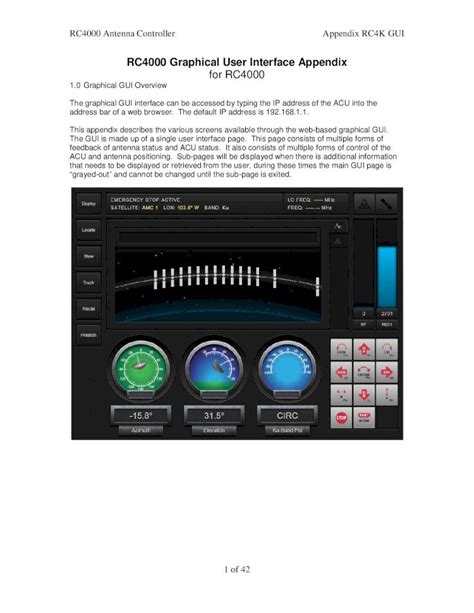 pdf rc4000 graphical user interface appendix for rc4000 the