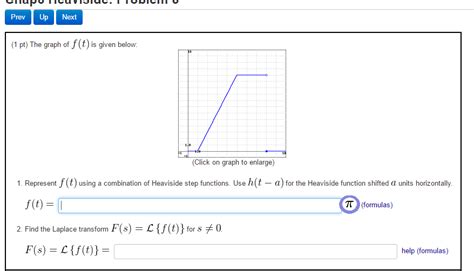 Solved The Graph Of Ft Is Given Below Represent F T