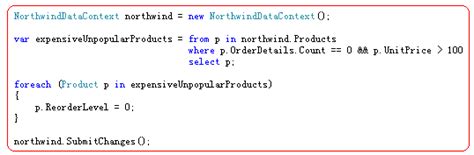 Linq To Sql更新数据库操作 Csdn博客